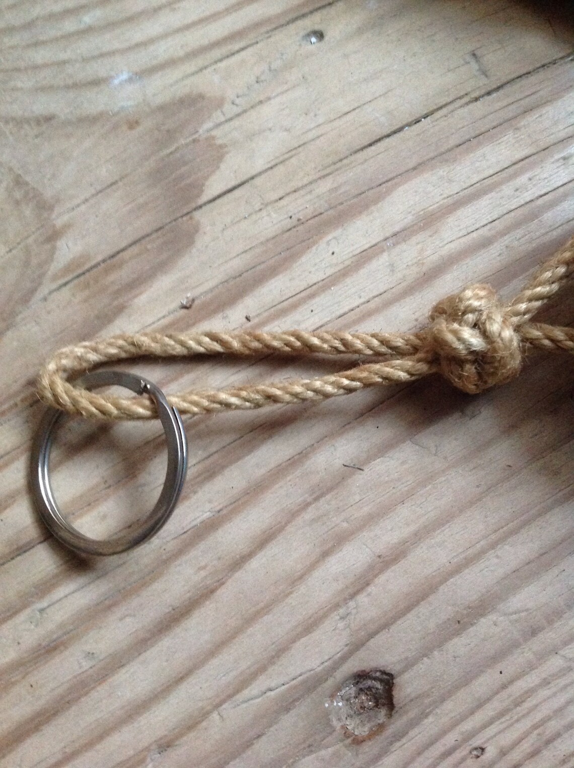 Keychain Floating Made of Jute Rope Maritime Nautical Motorboat Sailing ...
