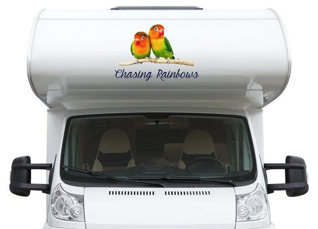 CARAVAN STICKER, Caravan Decal, Caravan Sign, Caravan Signage, Bird ...