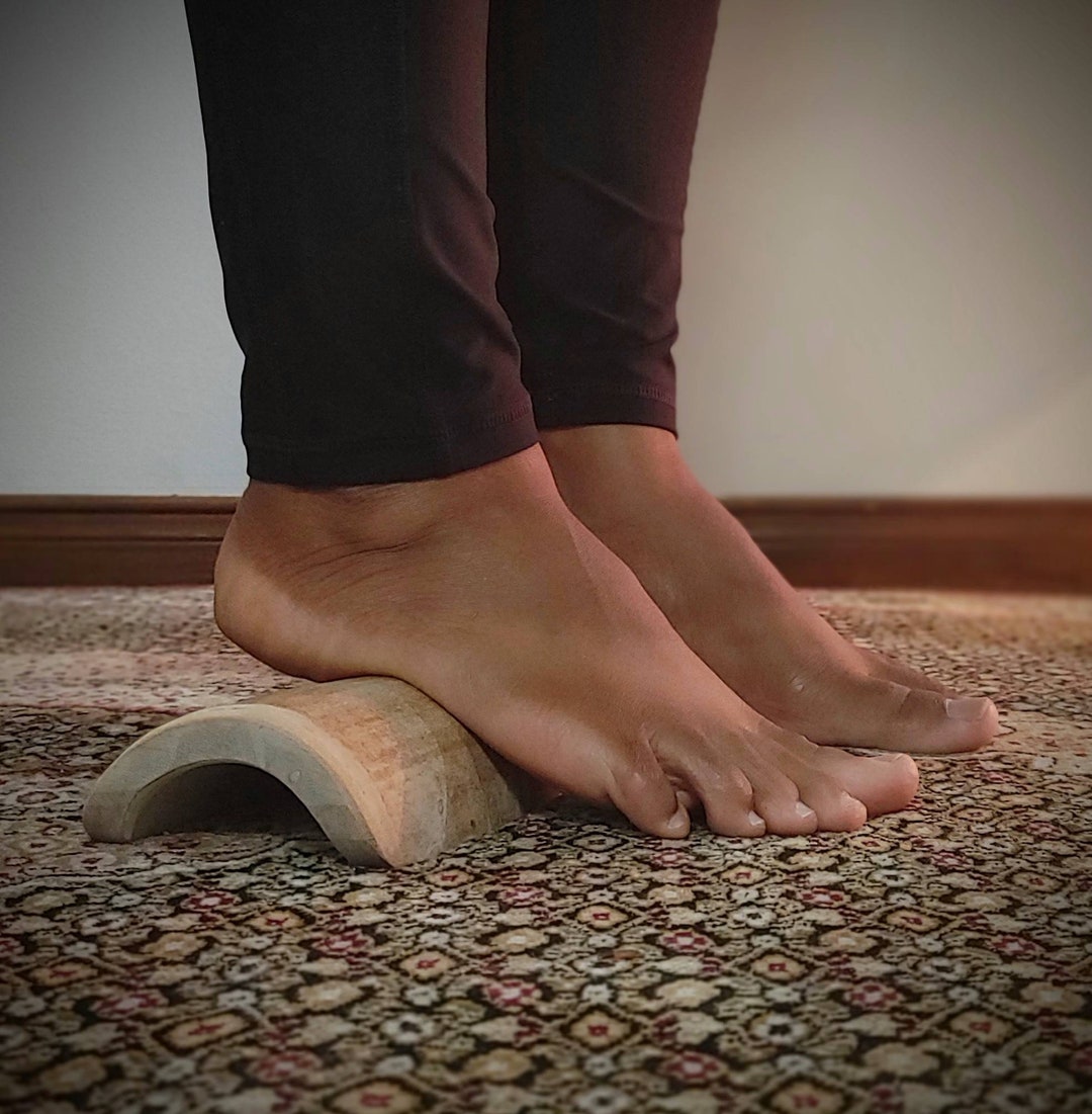 Bamboo Foot Massager Simple Yet Effective Mid Foot Arch Stretch - Etsy.de