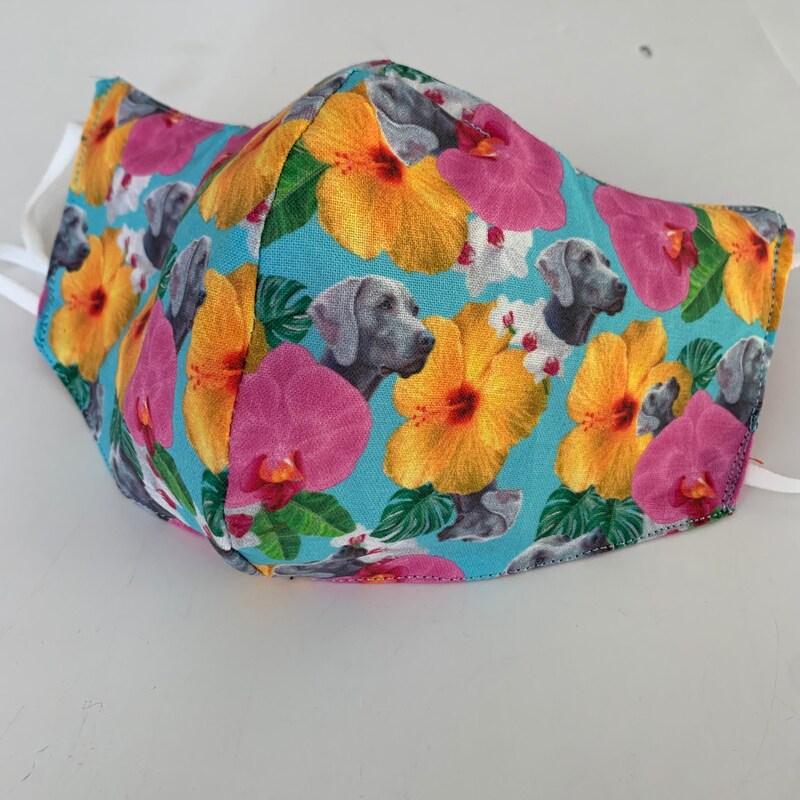 Tropical Face Mask - Etsy