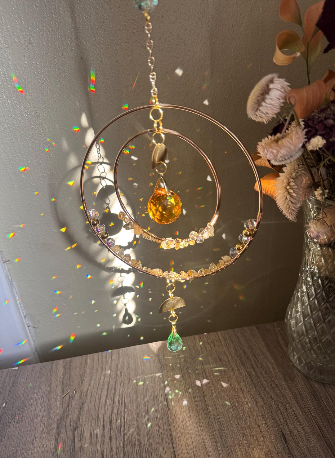 Suncatcher, Crystal Suncatcher, Prism, Rainbow Maker, Modern Suncatcher ...