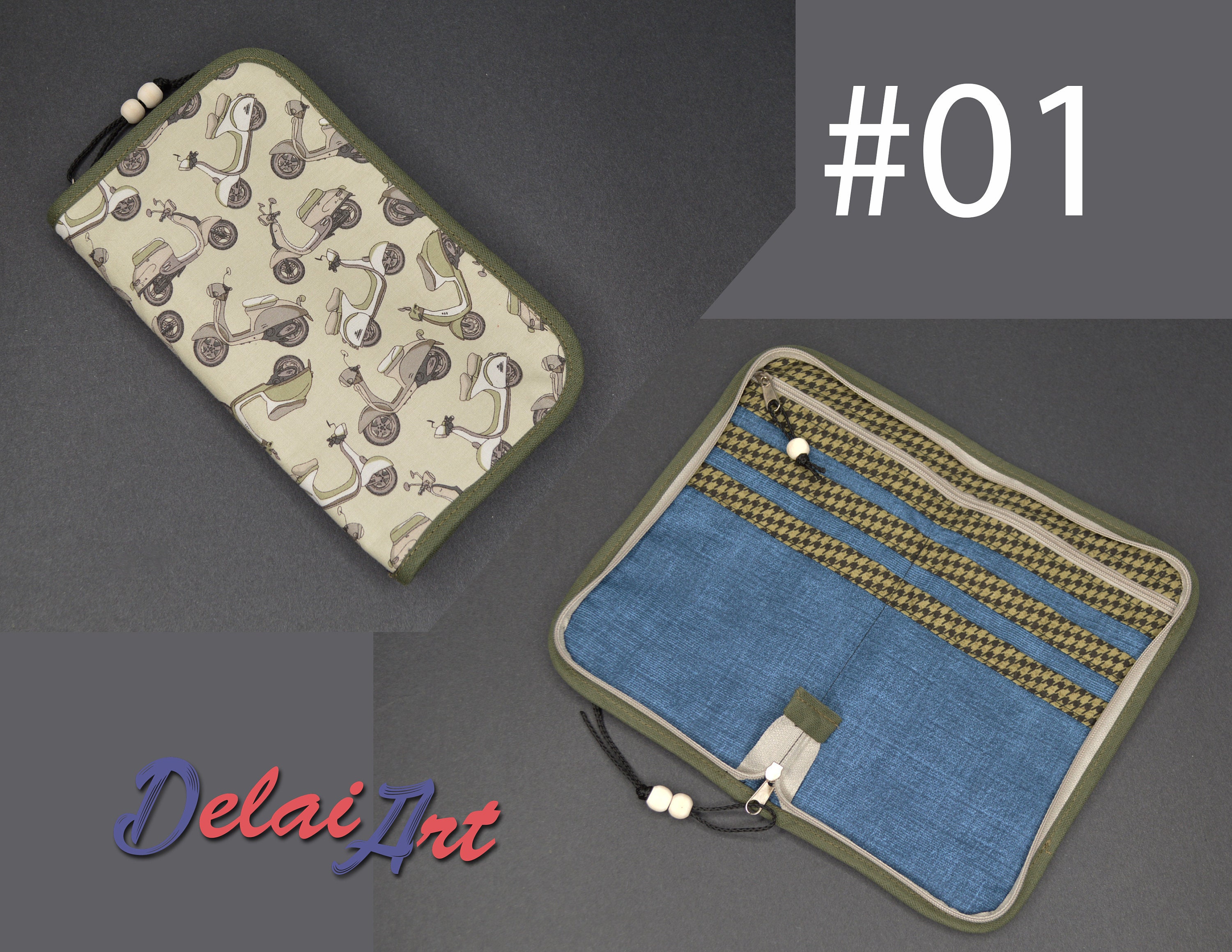 Passports Holder for 4 Passports With Huge Pocket and Zipper Closing ...
