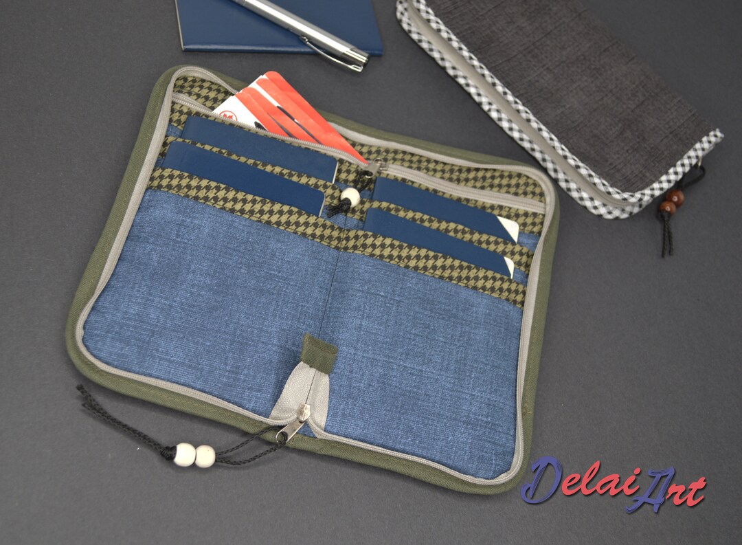 Passports Holder for 4 Passports With Huge Pocket and Zipper Closing ...