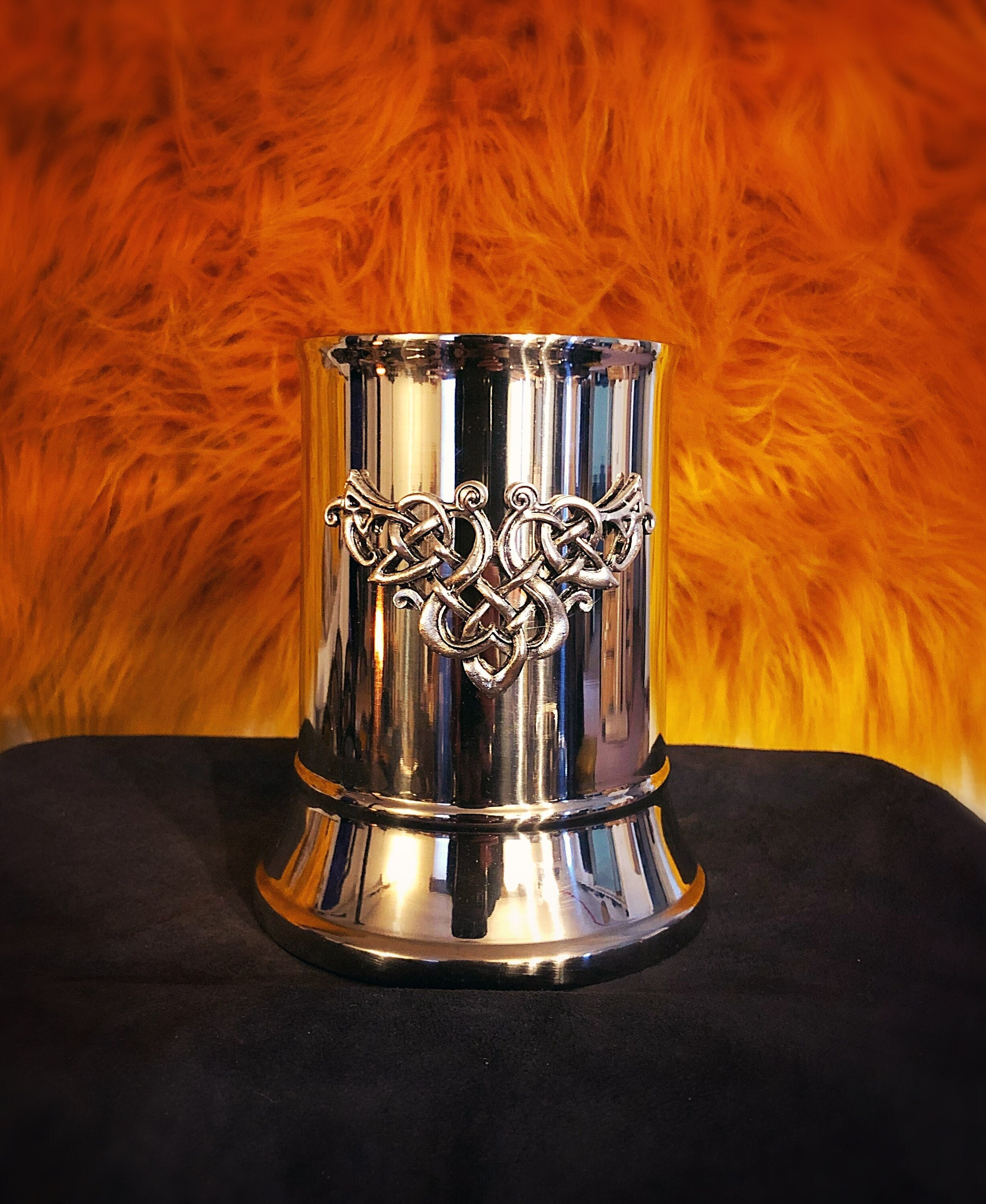 Celtic Medieval Tankard, Insulated Stainless Steel, 16 Oz - Etsy