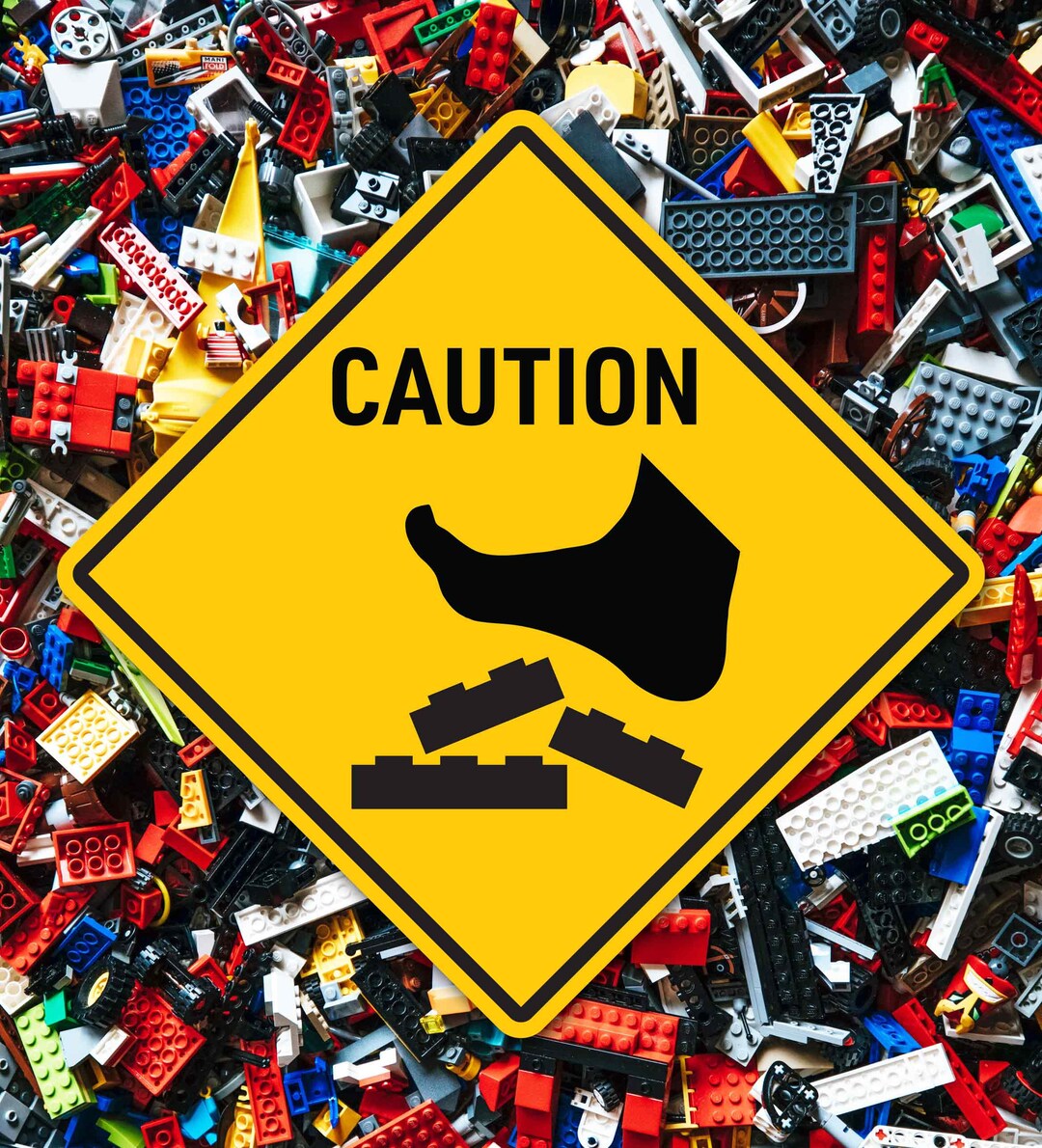 Caution Building Blocks Zone - Etsy