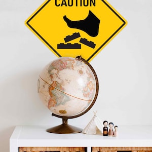 Caution Building Blocks Zone - Etsy