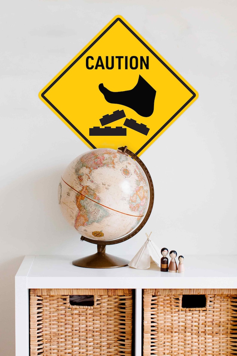 Caution Building Blocks Zone - Etsy