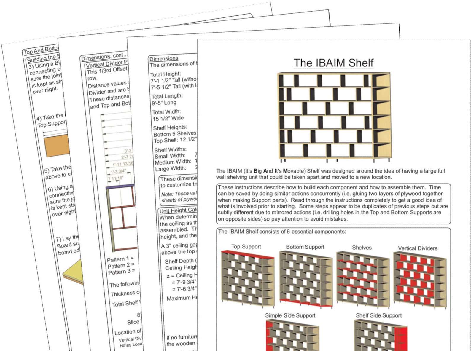 Building Instructions for the IBAIM (it's Big and It's Moveable) Shelf ...
