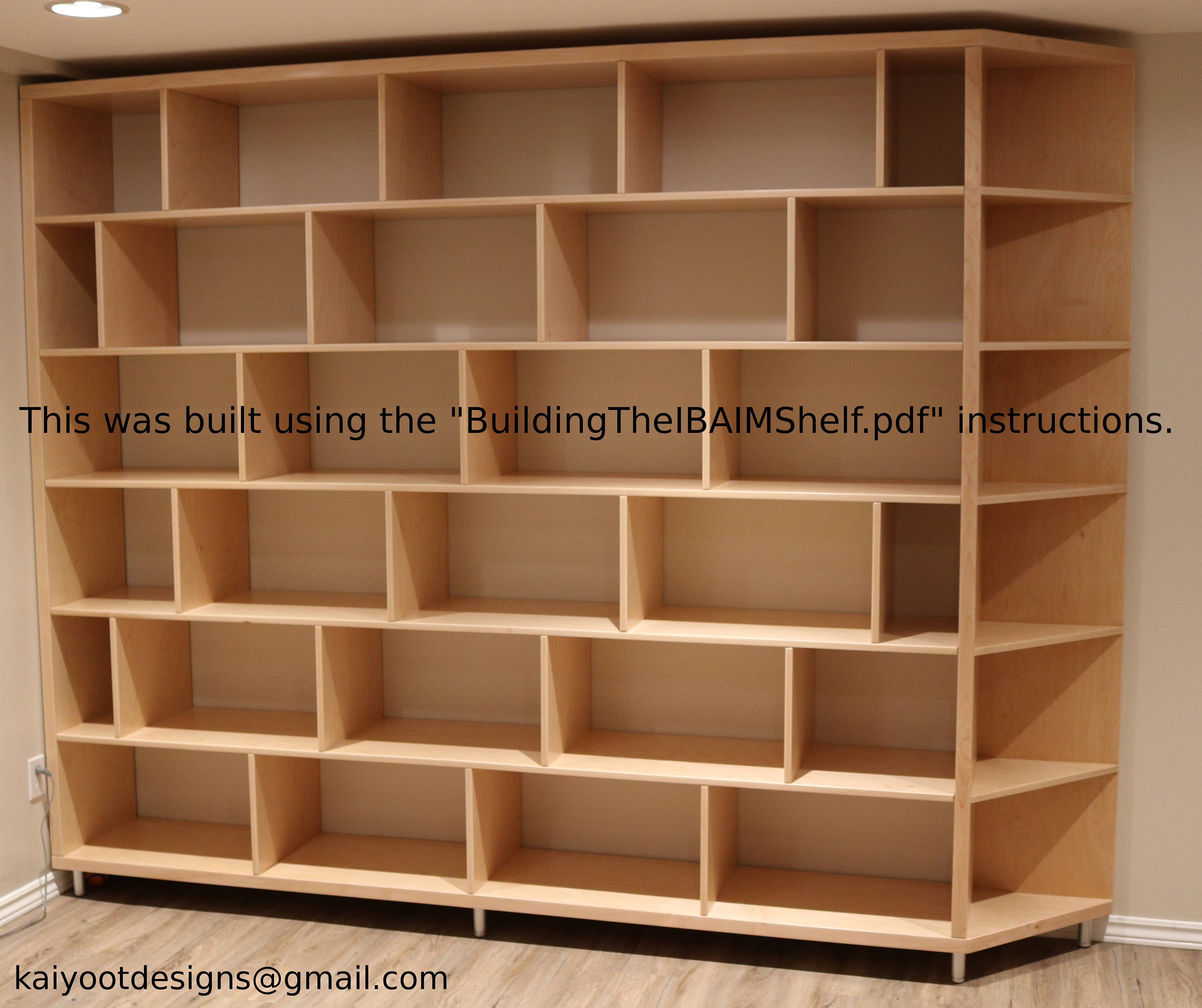 Building Instructions for the IBAIM (it's Big and It's Moveable) Shelf ...