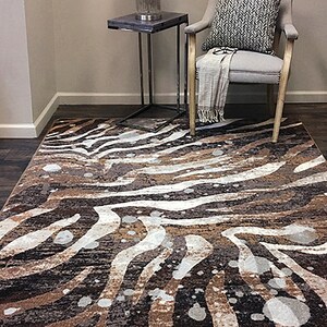 Modern Zebra Rug, Zebra Area Rug, Zebra Print Rug, Zebra Print Area Rug ...