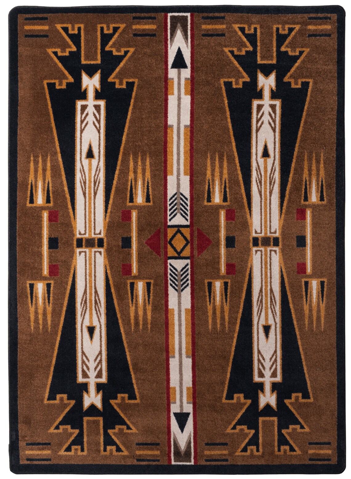 Brown Southwestern Rug Native American Style Rug - Etsy