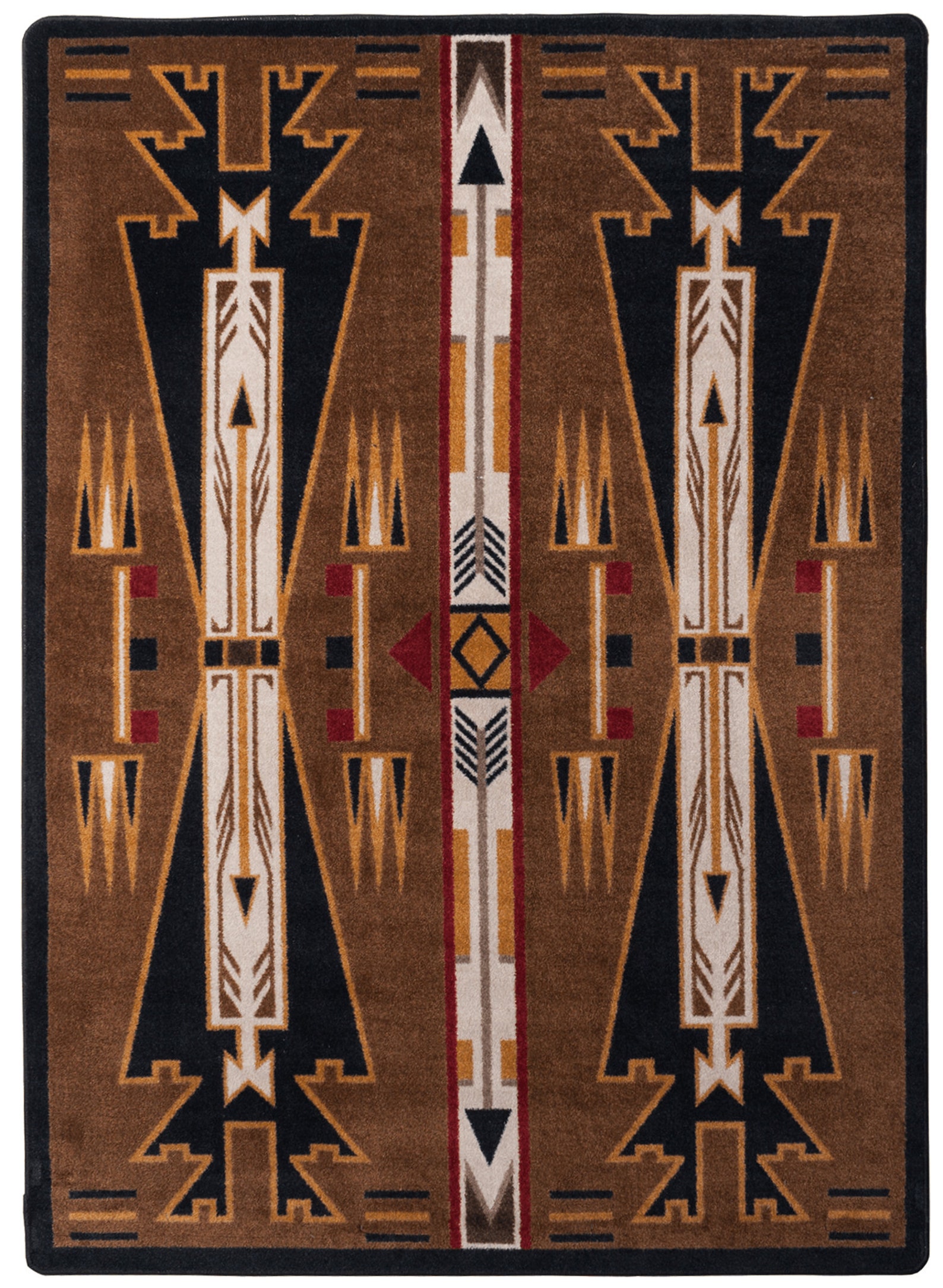 Brown Southwestern Rug Native American Style Rug - Etsy