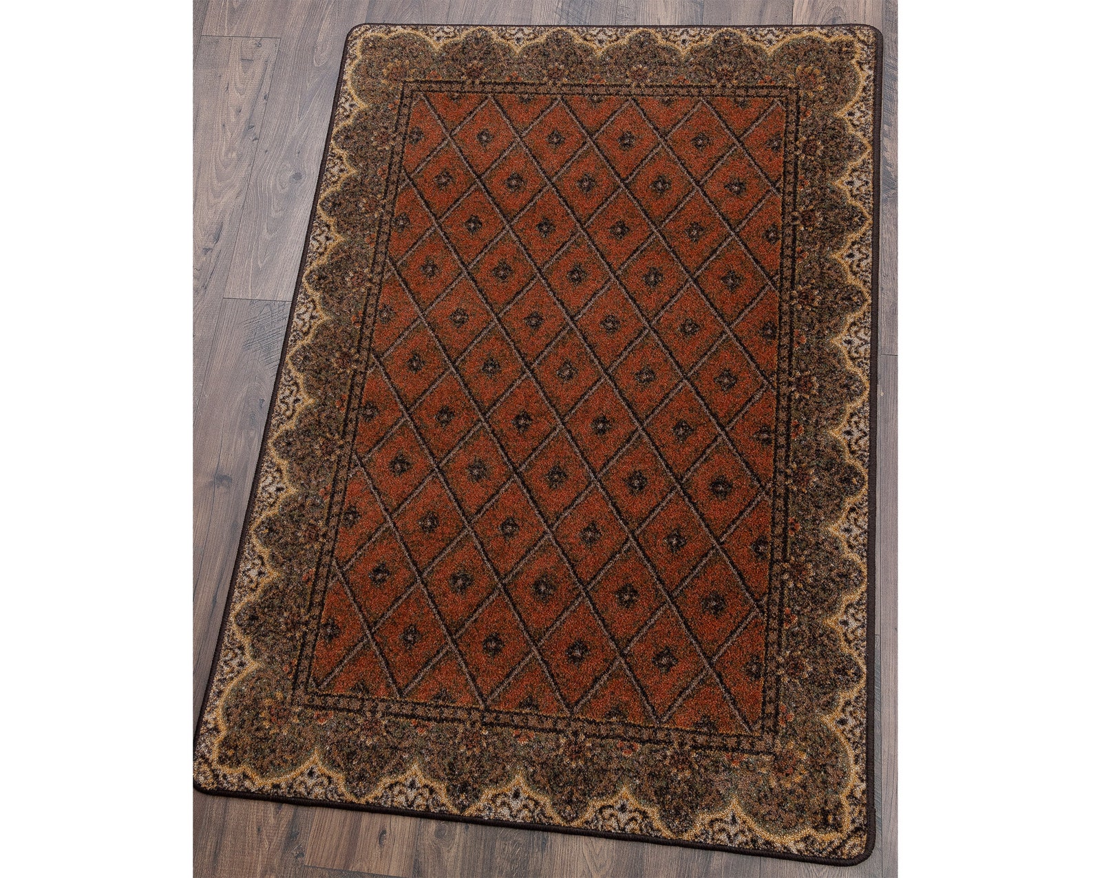 Orange Rustic Rug Rustic Rug Red Rustic Rug Cabin Rug - Etsy