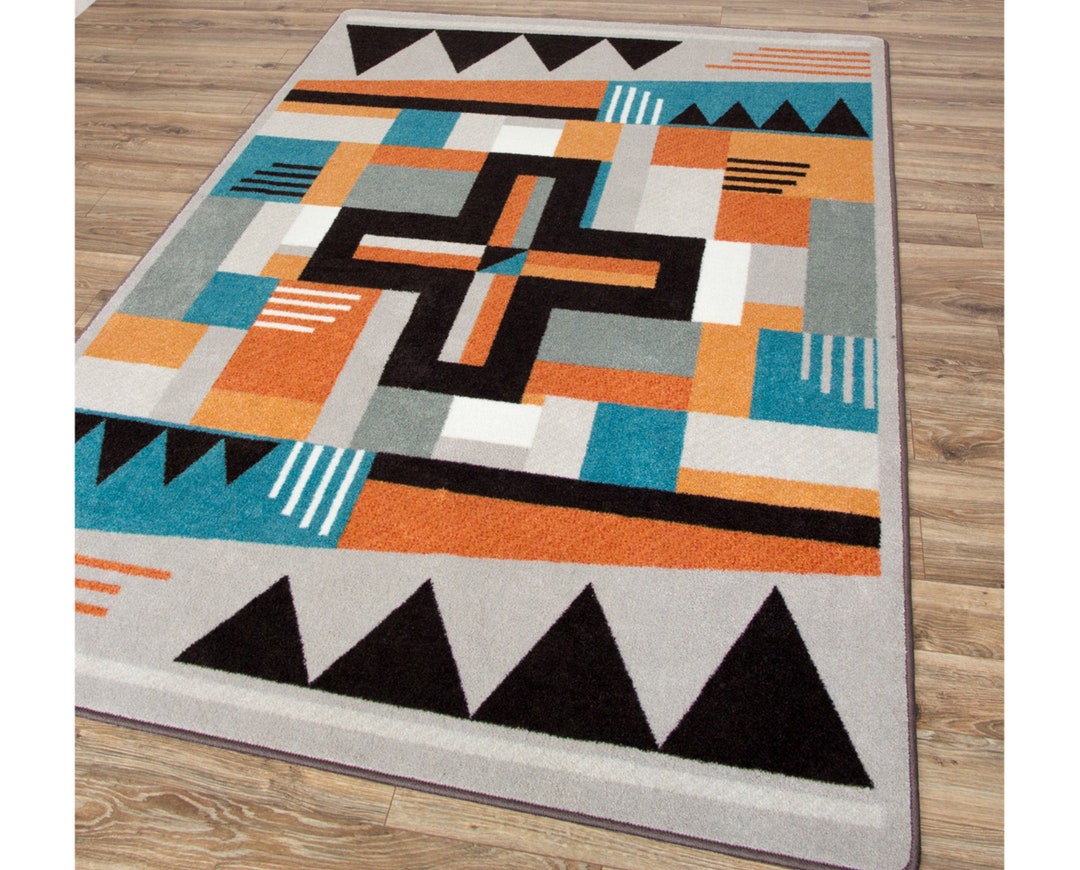Abstract Rug, Abstract Area Rug, Geometric Rug, Geometric Area Rug ...