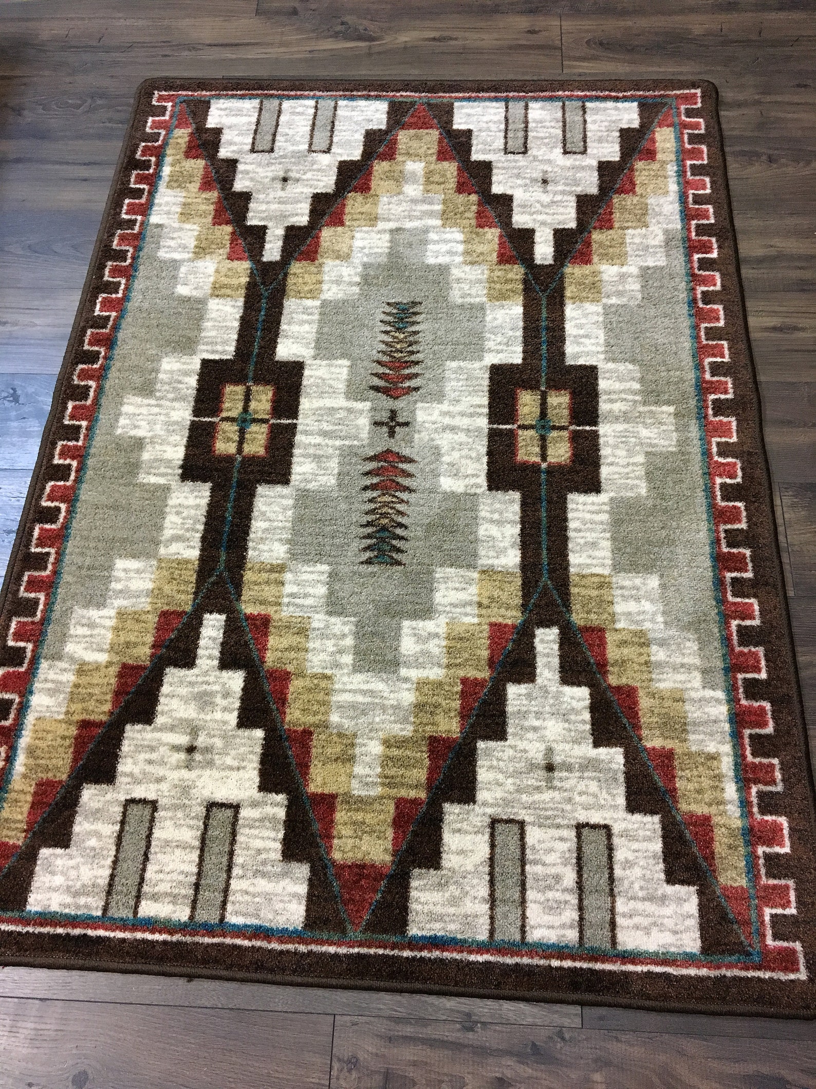 Aztec Rug Aztec Area Rug Native American Style Rug Native | Etsy