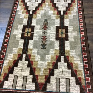 Aztec Rug, Aztec Area Rug, Native American Style Rug, Native American ...