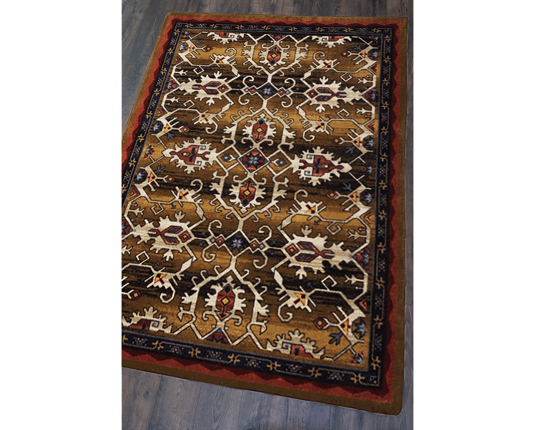 Rustic Rug, Rustic Area Rug, Rustic Decor, Rustic Home Decor, Rustic ...