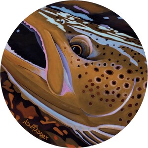 Trout Rug, Trout Area Rug, Fish Rug, Fish Area Rug, Trout Decor, Fish ...