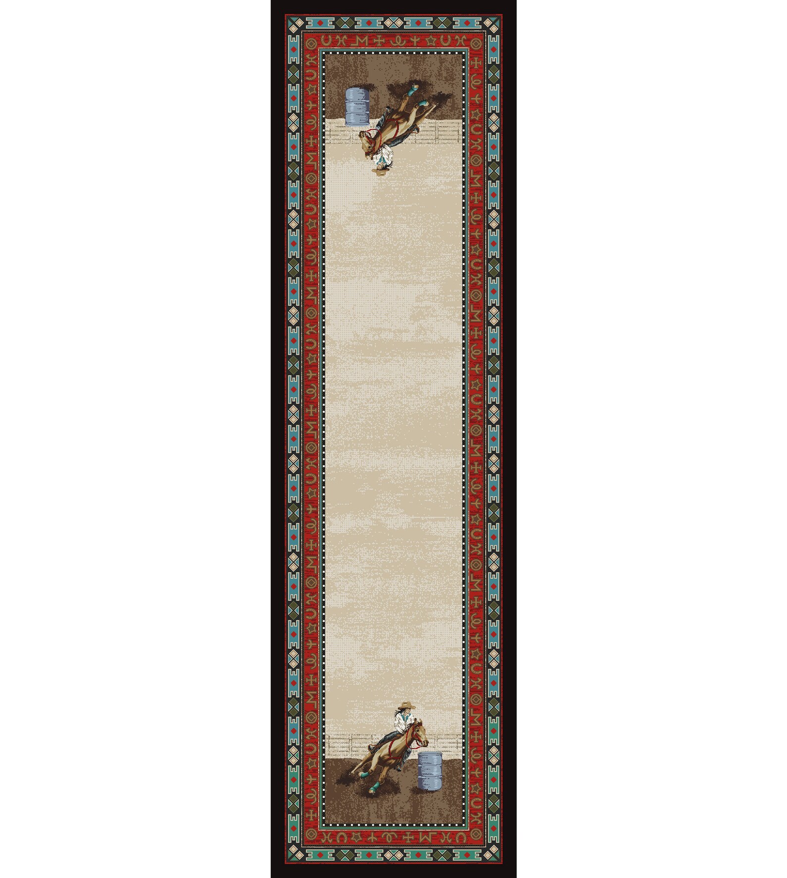 Cowboy Rug Cowboy Area Rug Western Rug Western Area Rug - Etsy