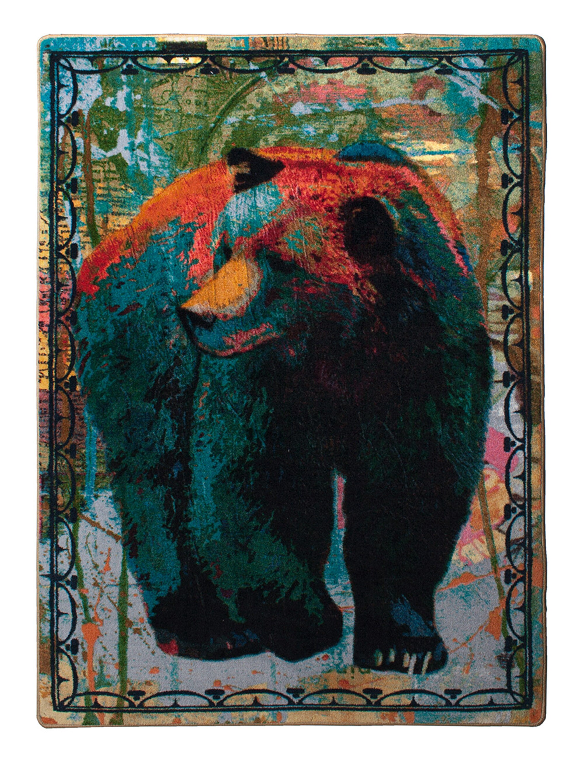 Brown Bear Rug Bear Rug Bear Rugs Bear Area Rug Grizzly - Etsy