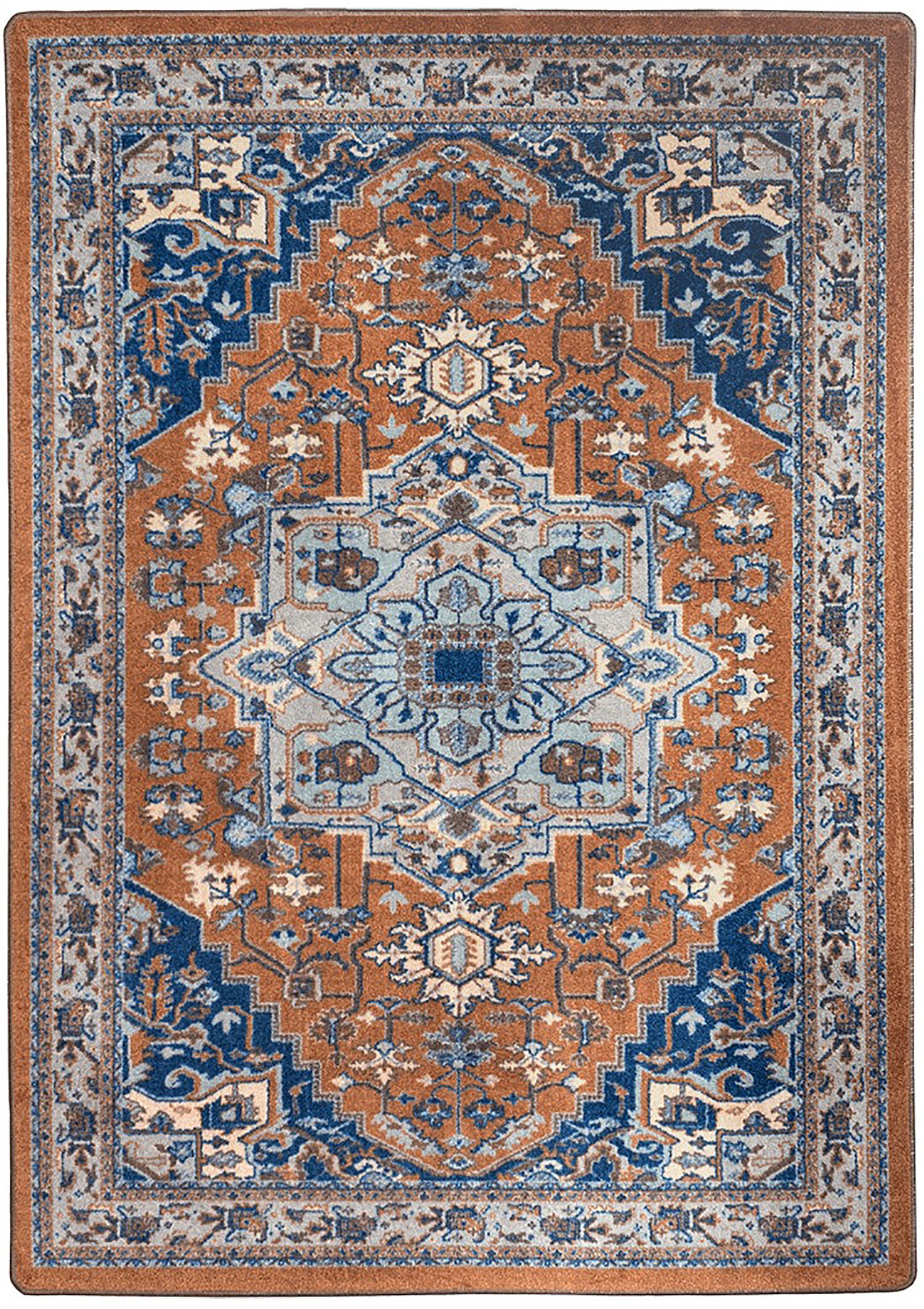 Blue Persian Style Rug Persian Style Area Rug Persian Rug | Etsy