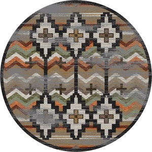 Bright Southwest Rug, Southwest Area Rug, Bright Area Rug, Aztec Rug ...