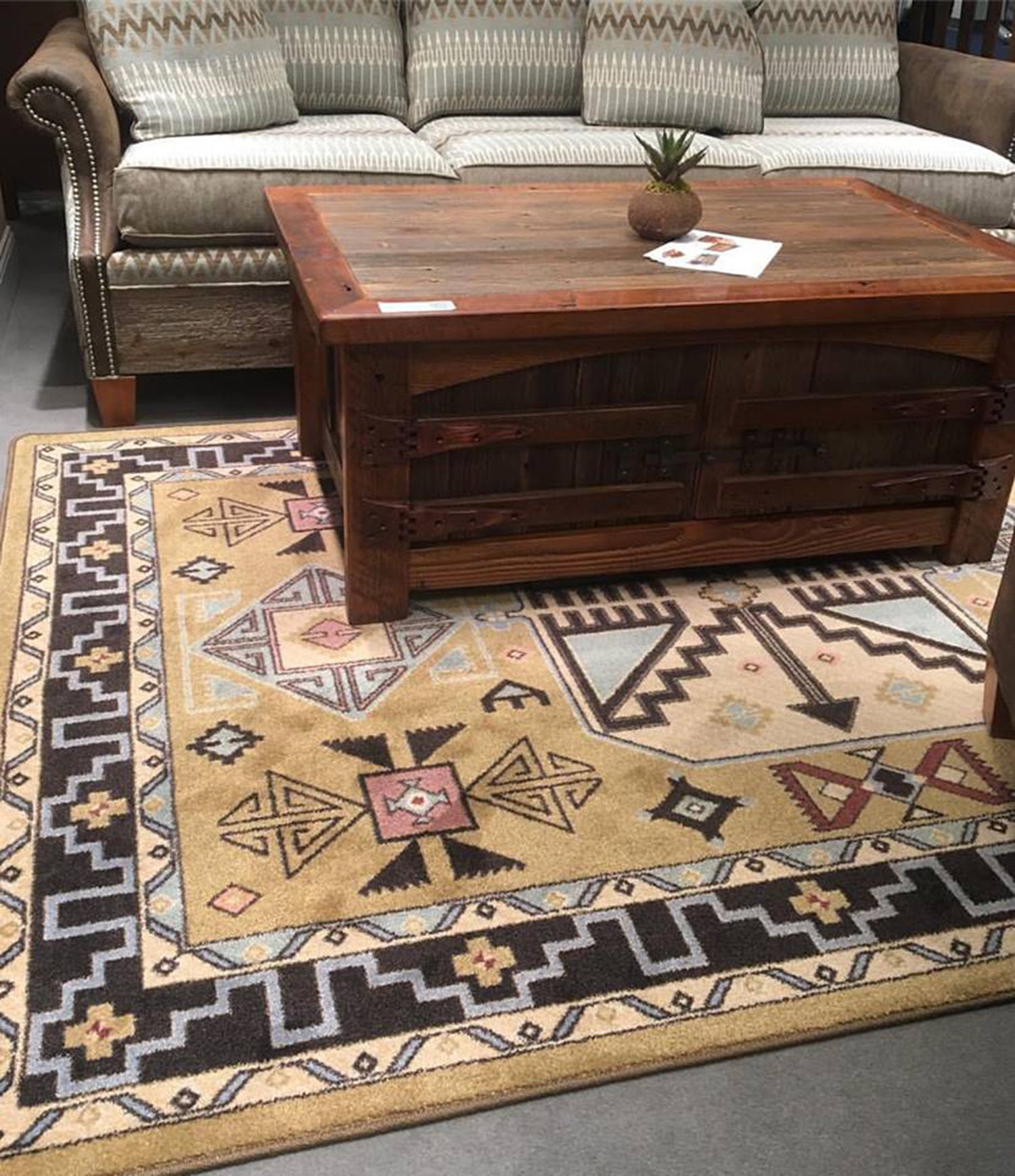 Tan Area Rug Tan Southwestern Rug Native American Style Rug - Etsy