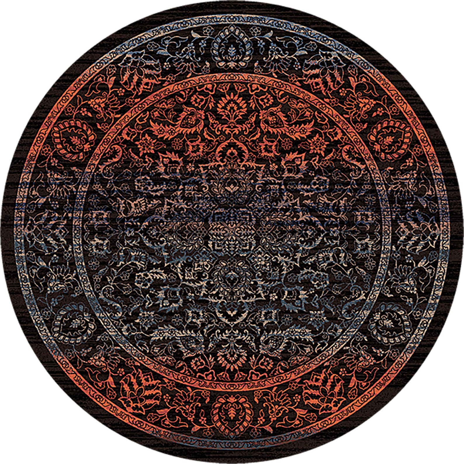 Faded Persian Style Rug Faded Persian Rug Persian Area Rug | Etsy