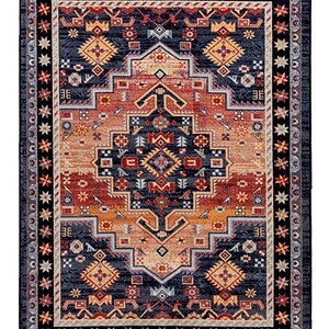 Persian Rug Orange Persian Rug Orange Persian Area Rug - Etsy
