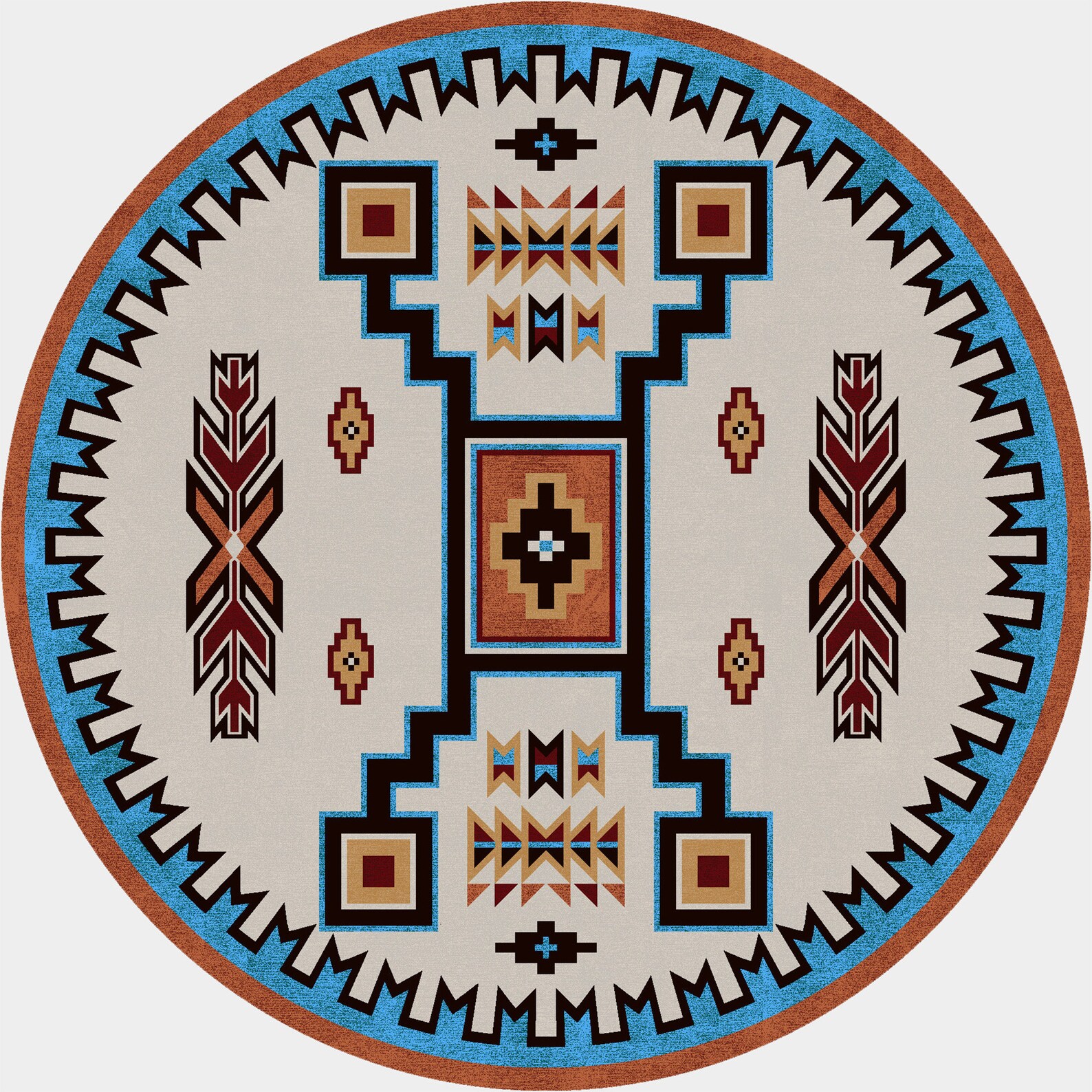 Native American Style Rug Native American Style Area Rug - Etsy