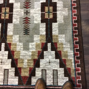 Aztec Rug, Aztec Area Rug, Native American Style Rug, Native American ...
