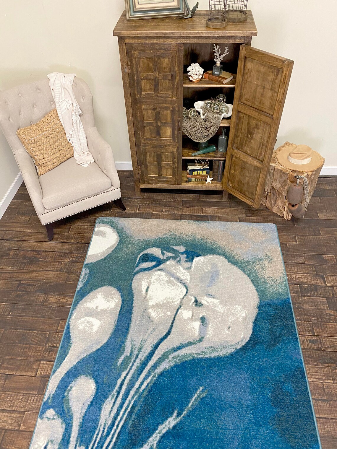 Jellyfish Rug Jelly Fish Rug Jellyfish Area Rug Beach Rug - Etsy
