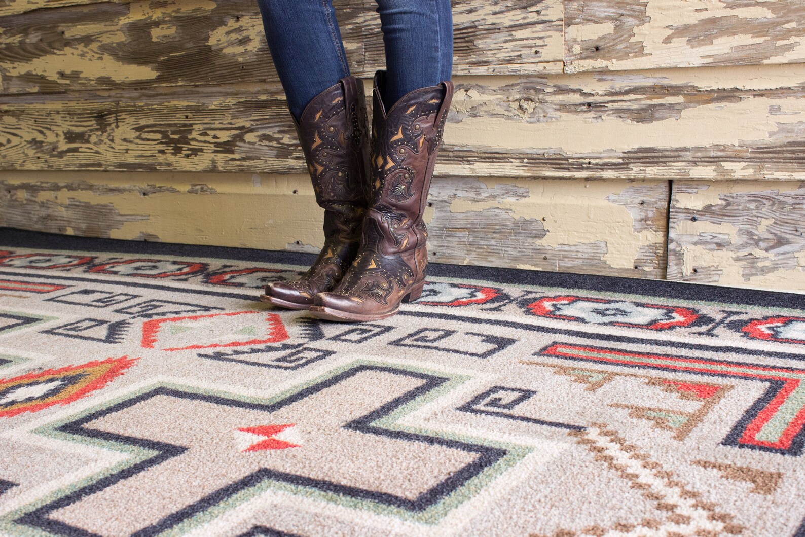 Aztec Rug Aztec Area Rug Aztec Decor Tribal Rug Tribal | Etsy