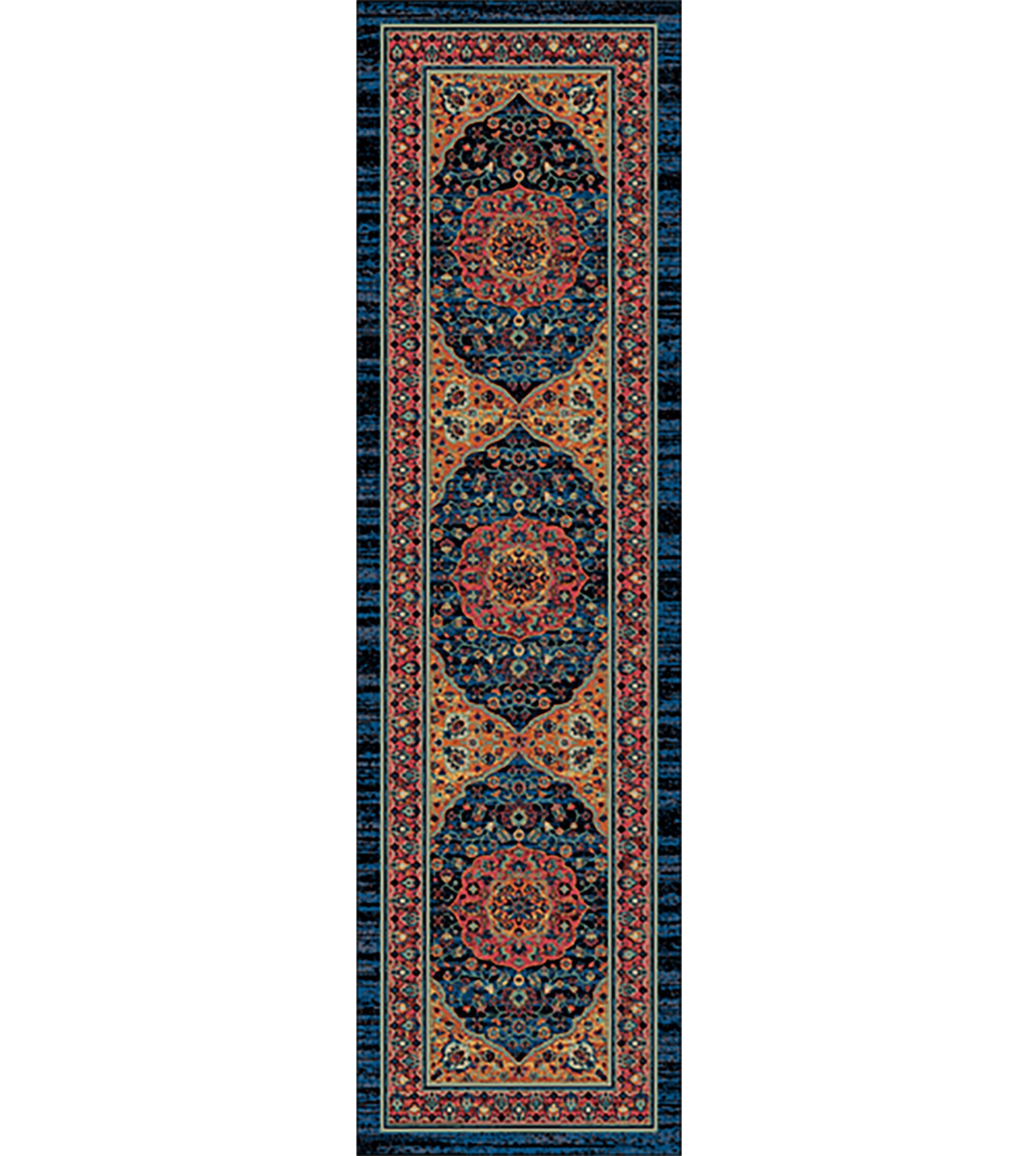 Blue and Pink Persian Rug Orange Area Rug Persian Rug | Etsy