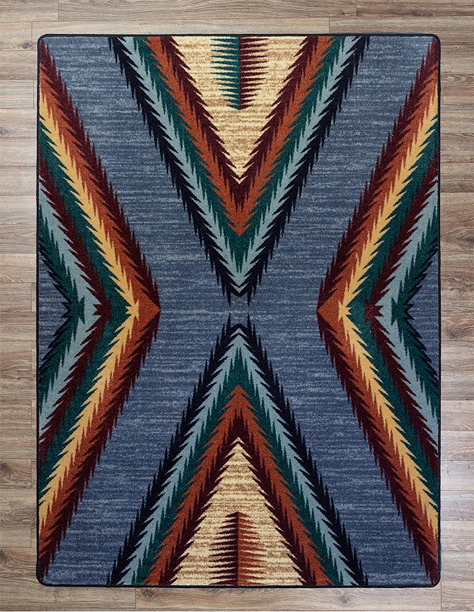 Blue Southwestern Rug Southwest Rug Southwestern Rug - Etsy