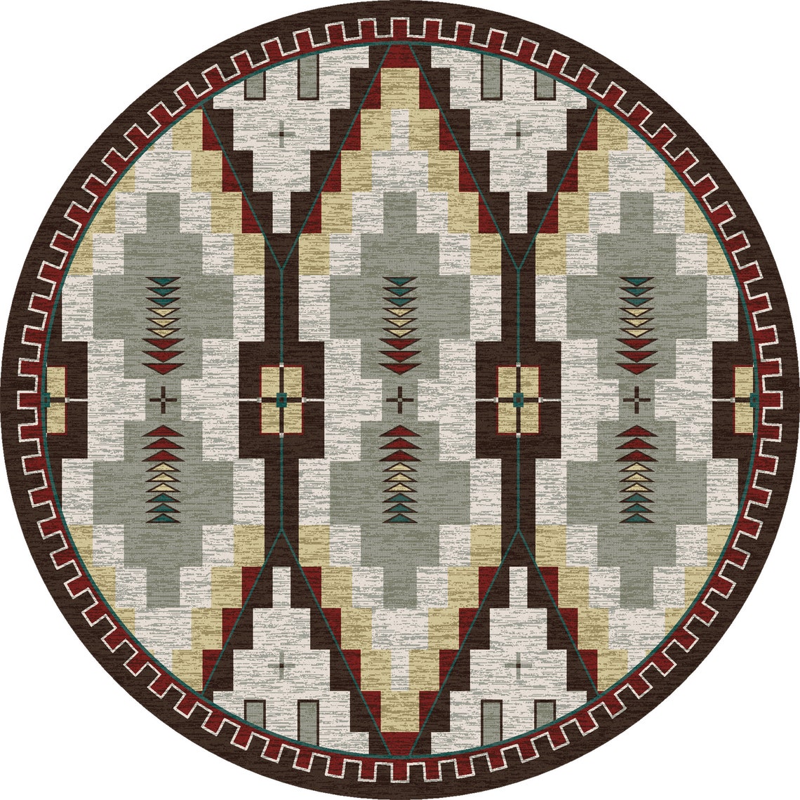 Aztec Rug Aztec Area Rug Native American Style Rug Native | Etsy