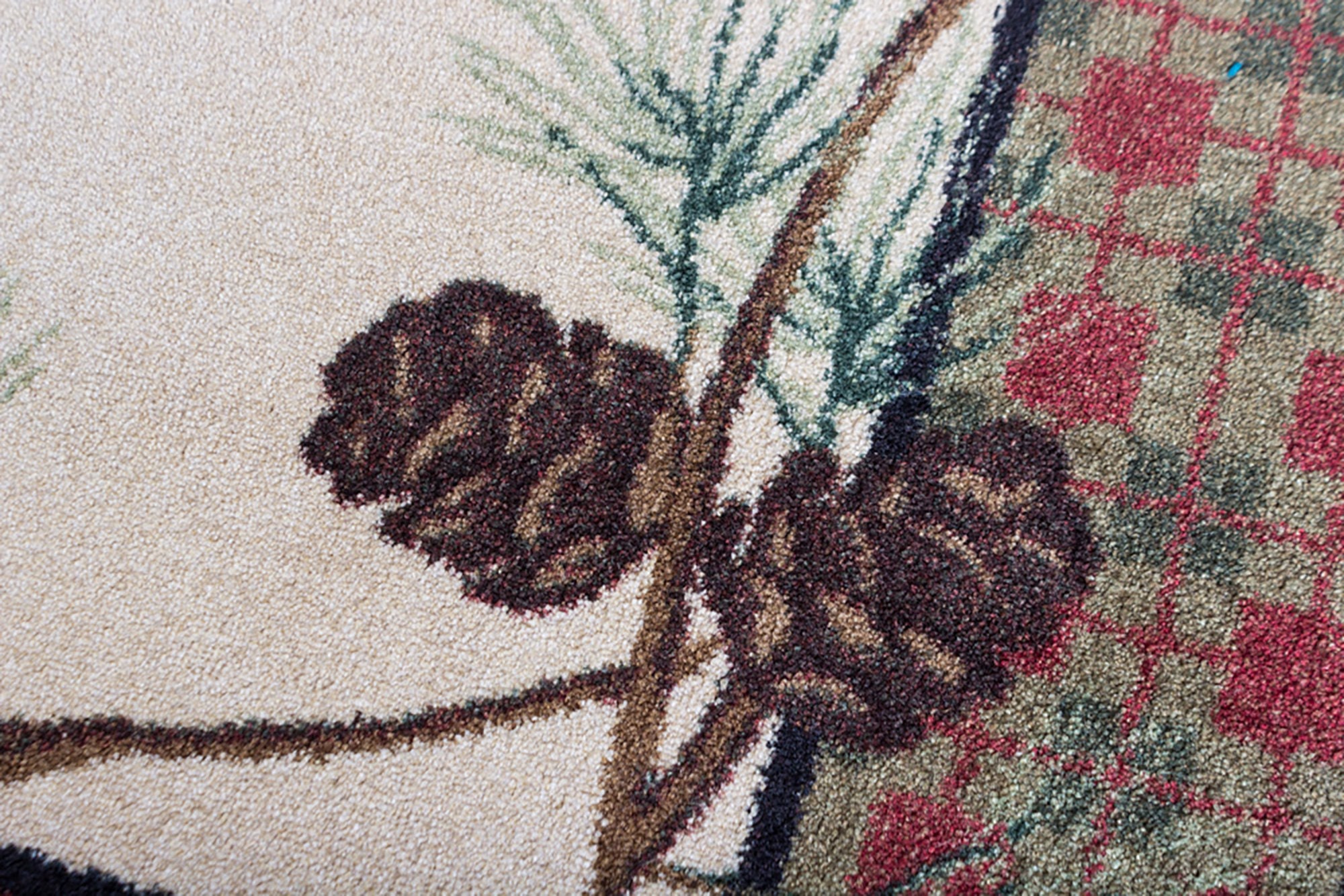 Pine Cone Rug Pinecone Rug Lodge Rug Cabin Rug Rustic Rug - Etsy