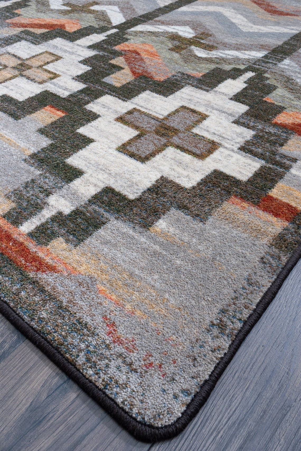 Bright Southwest Rug Southwest Area Rug Bright Area Rug | Etsy