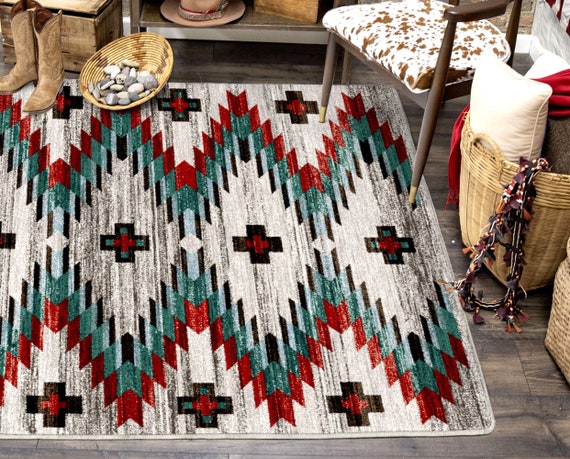 Native American Style Rug Native American Style Area Rug | Etsy