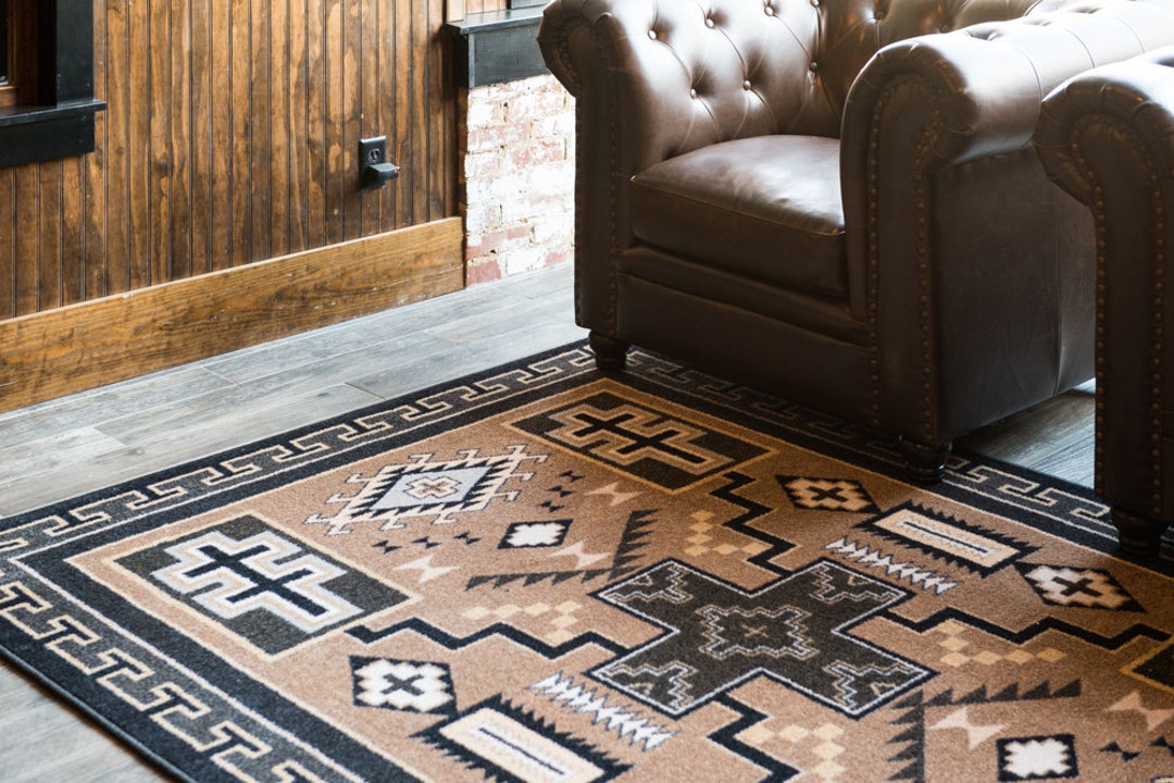 Aztec Rug Aztec Area Rug Tribal Rug Tribal Area Rug Aztec Style Rug ...