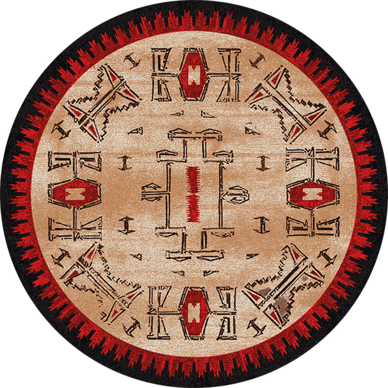 Native American Rug Native American Area Rug Native - Etsy