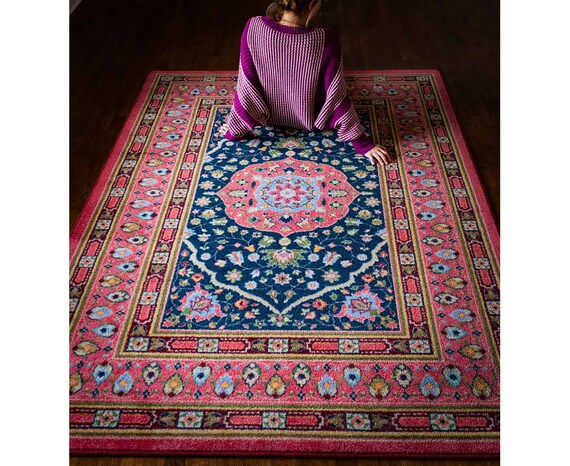 Red Persian Style Rug Persian Style Area Rug Persian Rug - Etsy