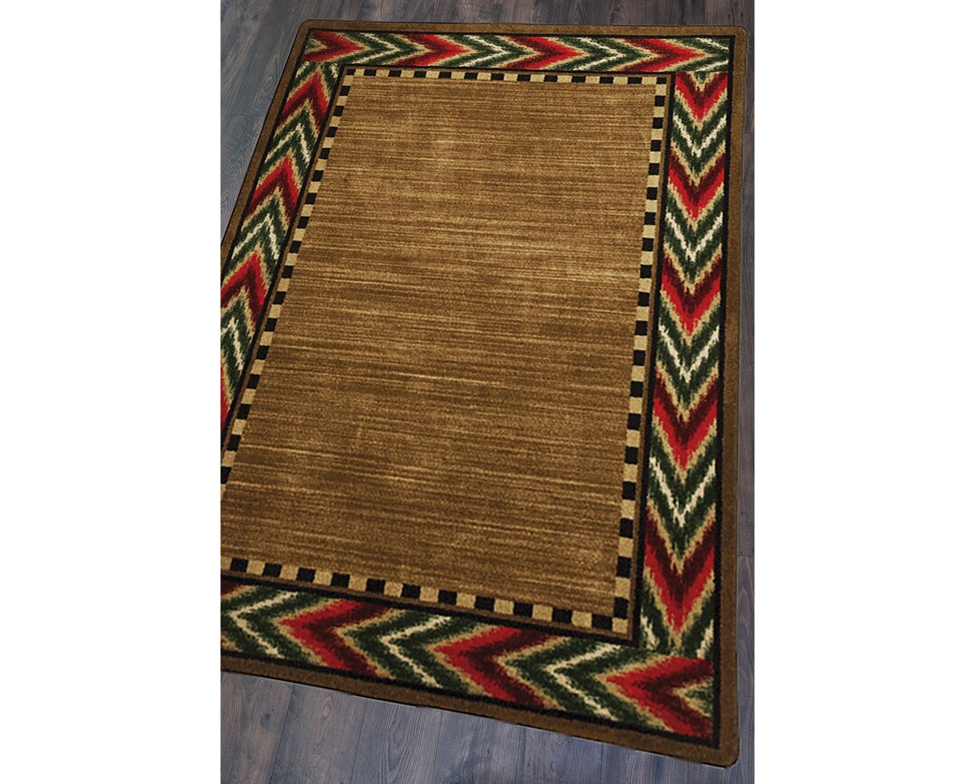 Rustic Rug, Rustic Area Rug, Rustic Decor, Rustic Western Decor, Lodge ...