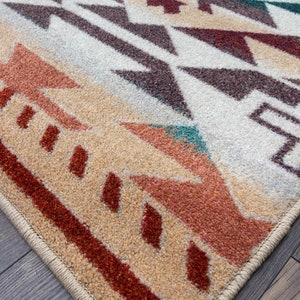 Bright Native American Style Rug, Bright Native American Style Area Rug ...