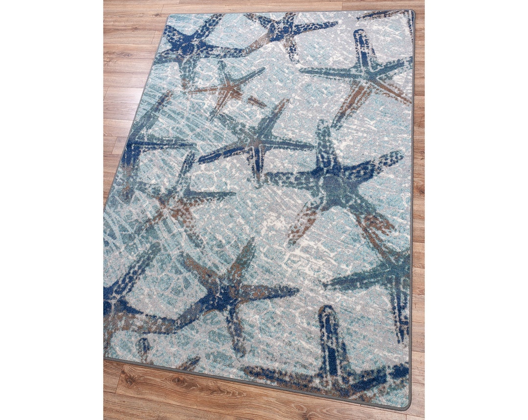 Starfish Rug Starfish Area Rug Star Fish Rug Star Fish Area - Etsy Canada