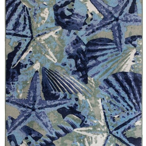 Sea Shell Rug, Seashell Rug, Sea Shell Area Rug, Seashell Area Rug ...