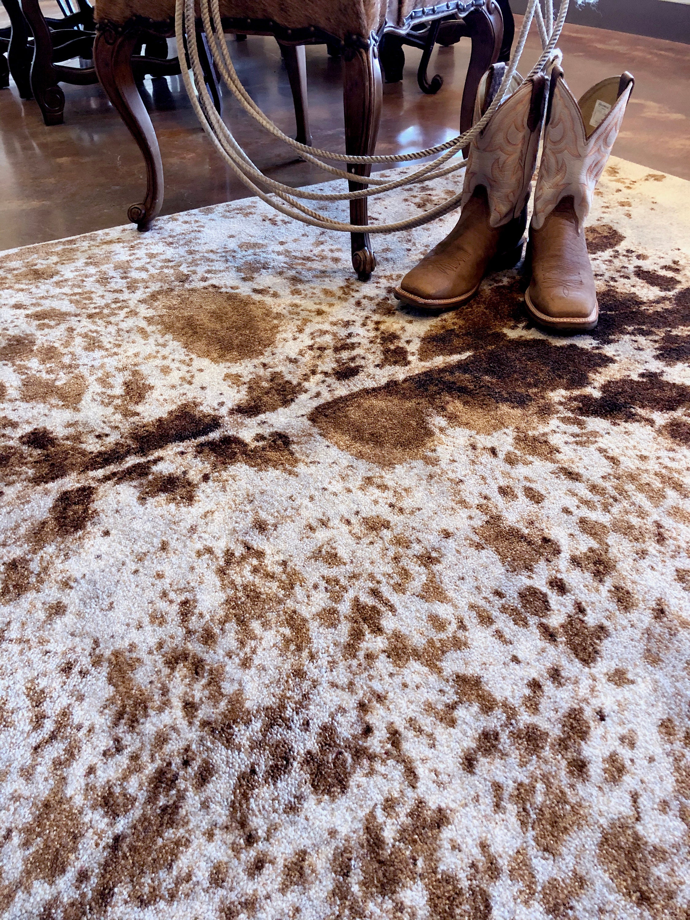 Cowhide Rug Cow Hide Rug Faux Cowhide Rug 8x10 Cowhide Rug - Etsy.de