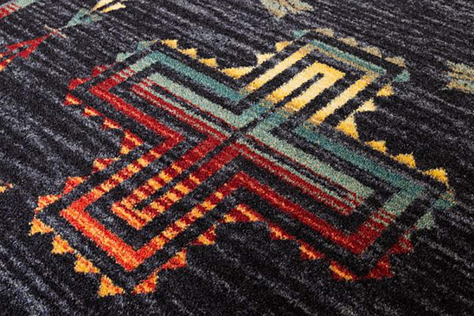 Navy Blue Southwest Area Rug 8x10 Southwestern Rug Native - Etsy.de