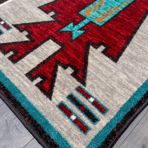 Gray Southwestern Rug, Gray Southwest Rug, Gray Southwestern Area Rug ...