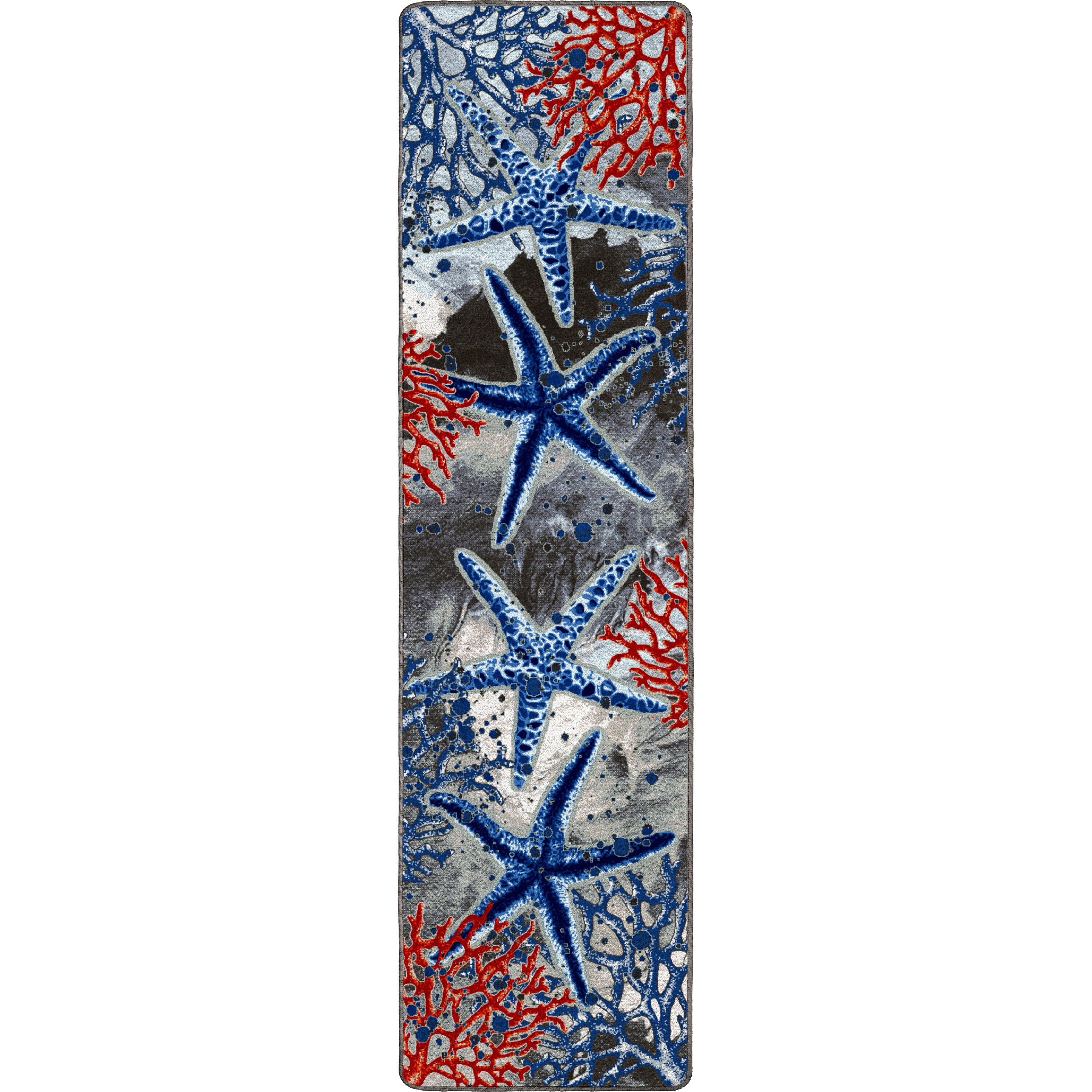 Starfish Rug Starfish Area Rug Star Fish Rug Coral Rug | Etsy